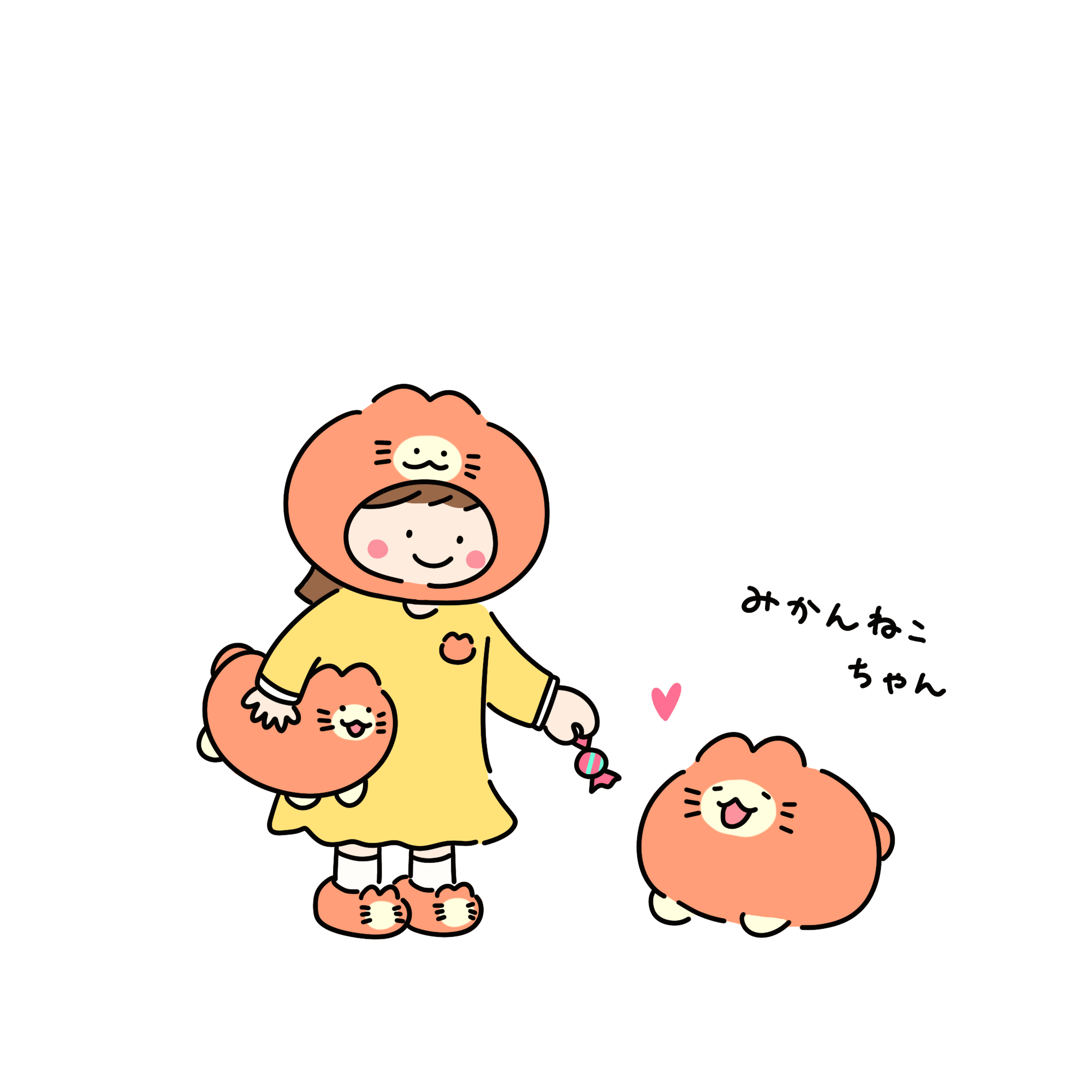 みかんねこちゃん🍊ファンアート - mirutaのイラスト | Charaforio(キャラフォリオ)